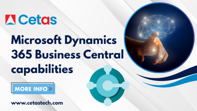 Microsoft Dynamics 365 Business Central Capabilities & Features