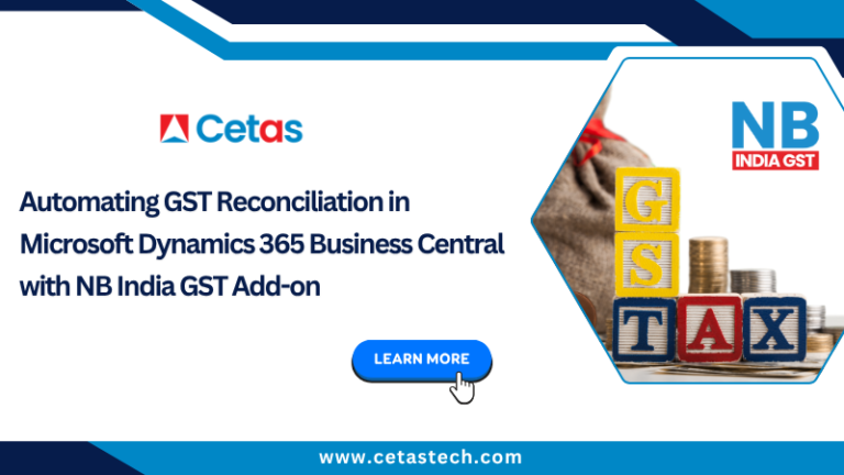 Automating GST Reconciliation in Microsoft Dynamics 365 Business ...